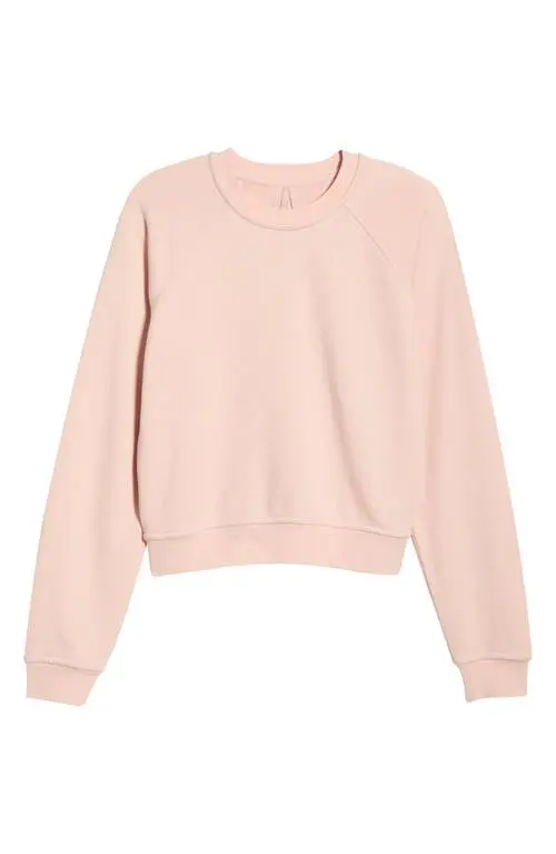 Lunya Silksweats Reversible Sweatshirt - Delicate Pink