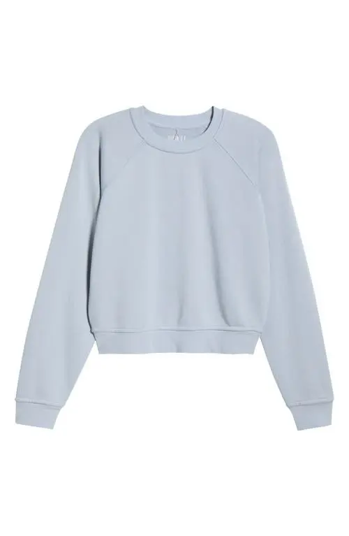Lunya Silksweats Reversible Sweatshirt - Welkin Blue