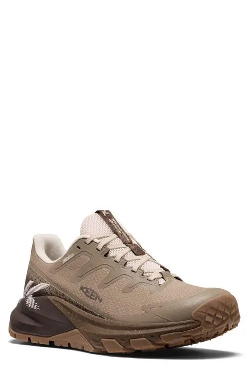 Keen Targhee Apex Waterproof Hiking Sneaker - Brindle/peach Blush