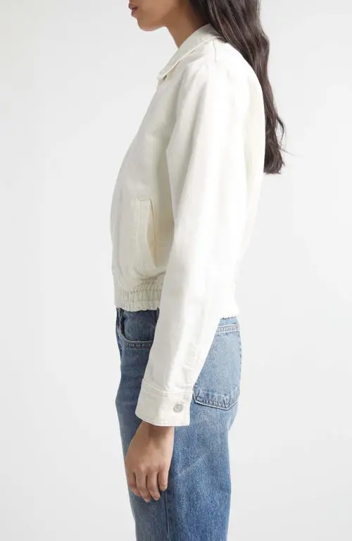 NILI LOTAN Najac Denim Jacket - Cream