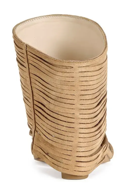 AZALEA WANG Dreia Ankle Cuff Wedge Sandal
