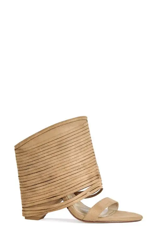 AZALEA WANG Dreia Ankle Cuff Wedge Sandal