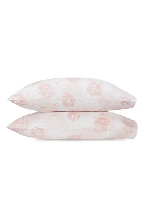 MATOUK Chrysanthemum Set Of 2 500 Thread Count Pillowcases - Blush
