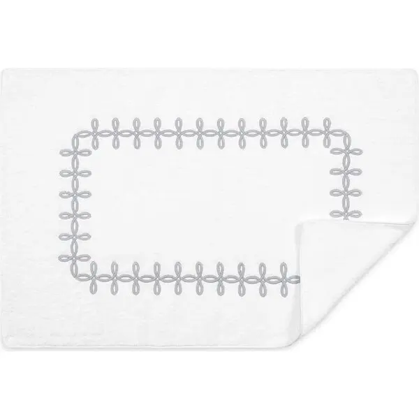 MATOUK Gordian Knot Egyptian Cotton Bath Towel - Silver