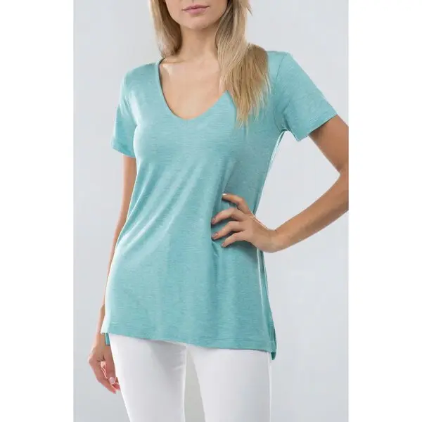 APNY V-neck T-shirt - Blue Radiance