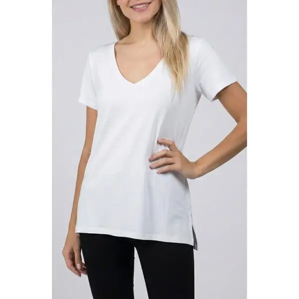 APNY V-neck T-shirt - White