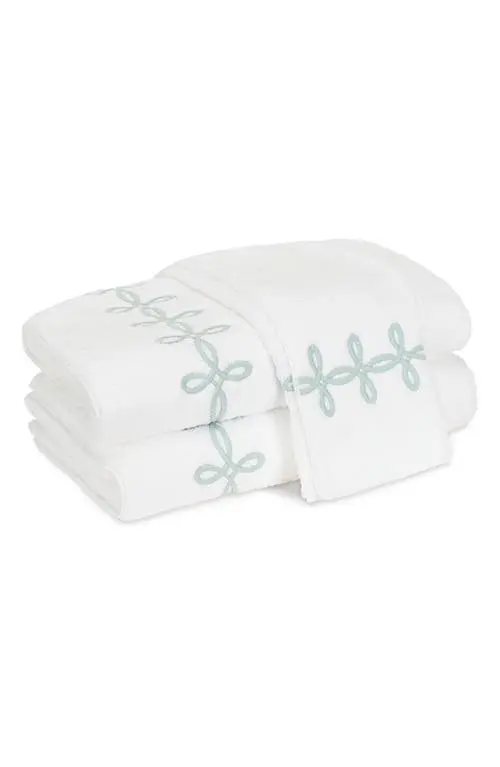 MATOUK Gordian Knot Egyptian Cotton Wash Cloth - Jade