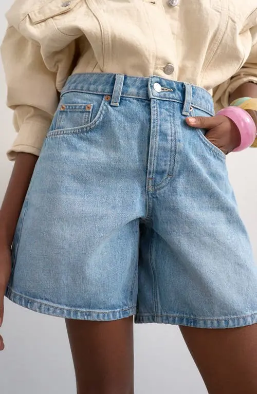 Topshop Editor Mid-rise Denim Shorts