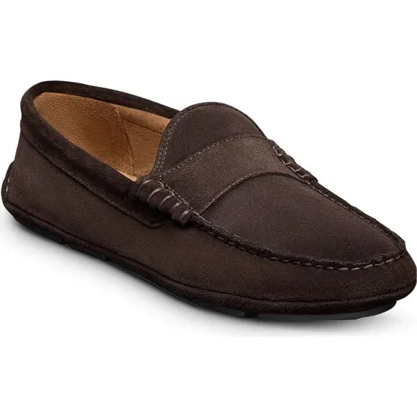 Allen Edmonds Apex Driving Loafer - Bitter Chocolate Suede