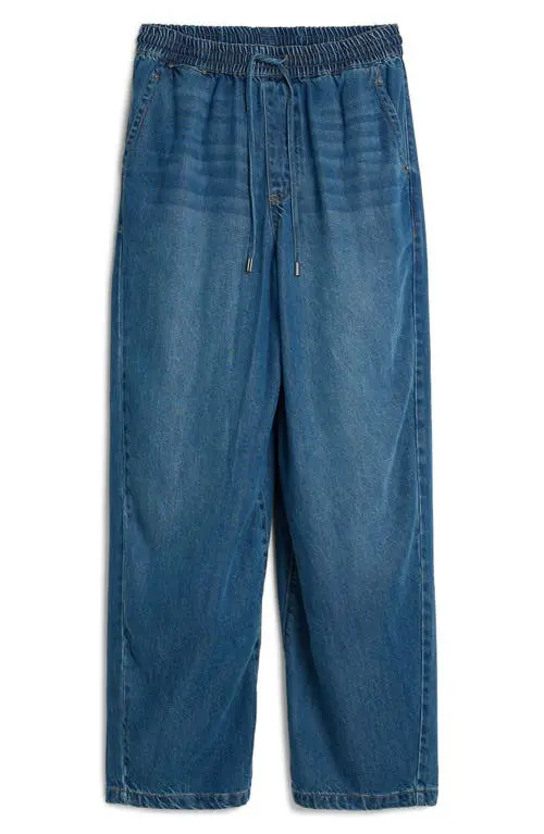 Desigual Drawstring Wide-leg Jeans