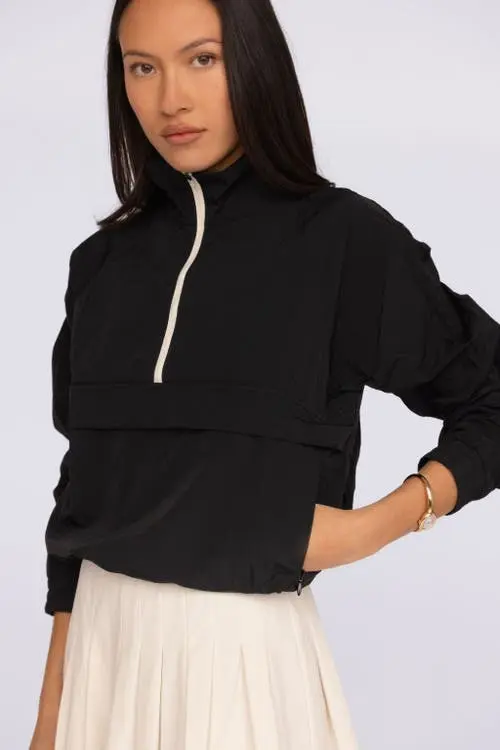 FORE-TÉ CLUB ATTIRE Margot Performance Pullover - Black