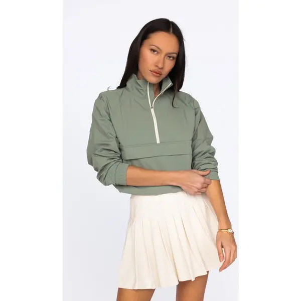 FORE-TÉ CLUB ATTIRE Margot Performance Pullover - Hedge