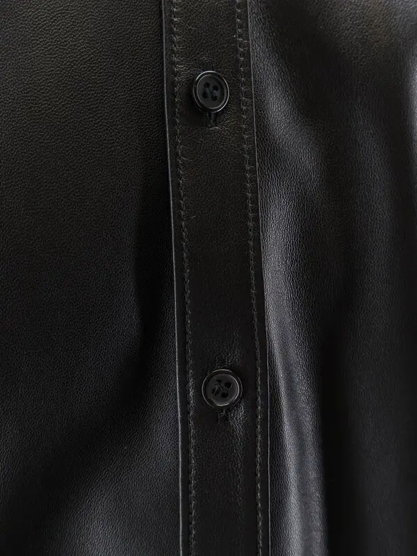 Dolce & Gabbana Nappa Leather Shirt