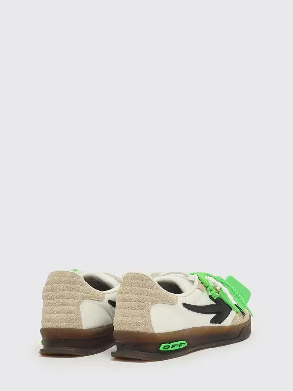Off-White End Of Play" Suede And Nylon Low Top Sneakers - White