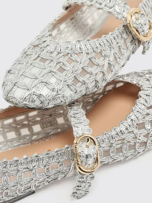 TWINSET Laminated Polyester Ballerinas