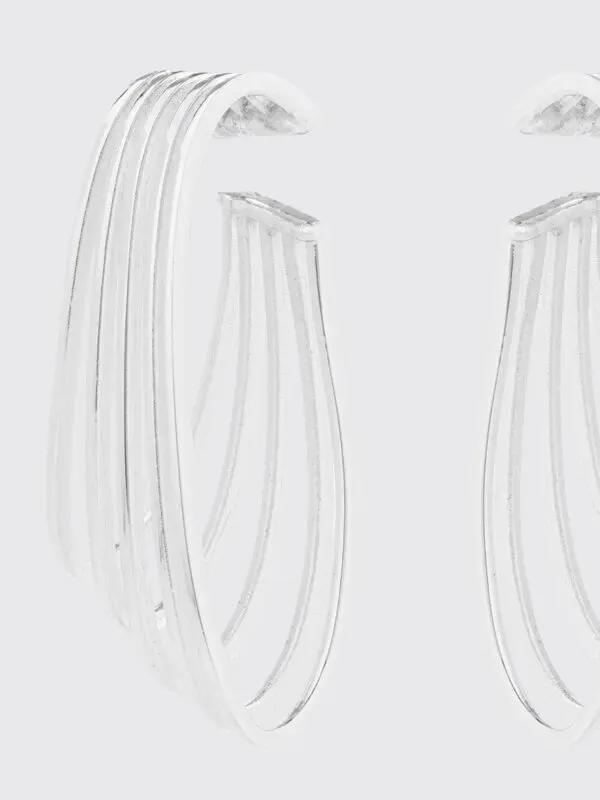 Federica Tosi La Cage Plated Bronze Ear Cuff - Silver