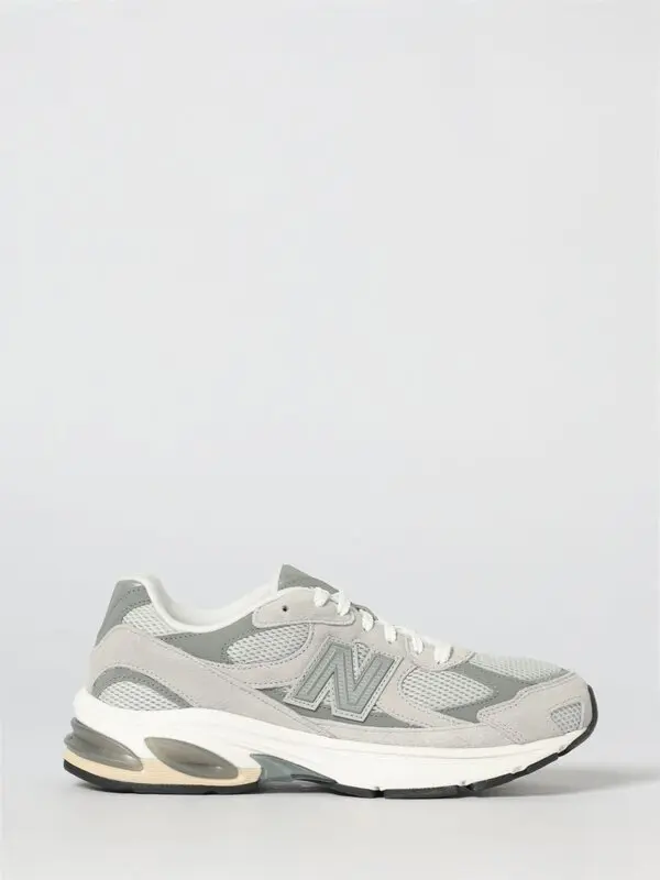 NEW BALANCE 2010 Suede And Mesh Sneakers - Grey