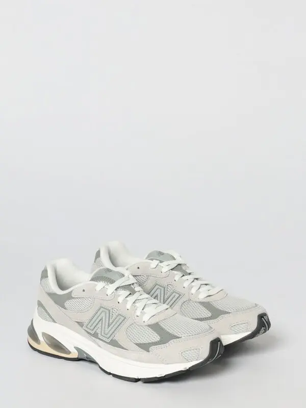 NEW BALANCE 2010 Suede And Mesh Sneakers - Grey