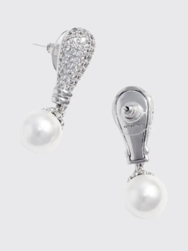 SELF-PORTRAIT Jewel Dangle Earrings With Pearl