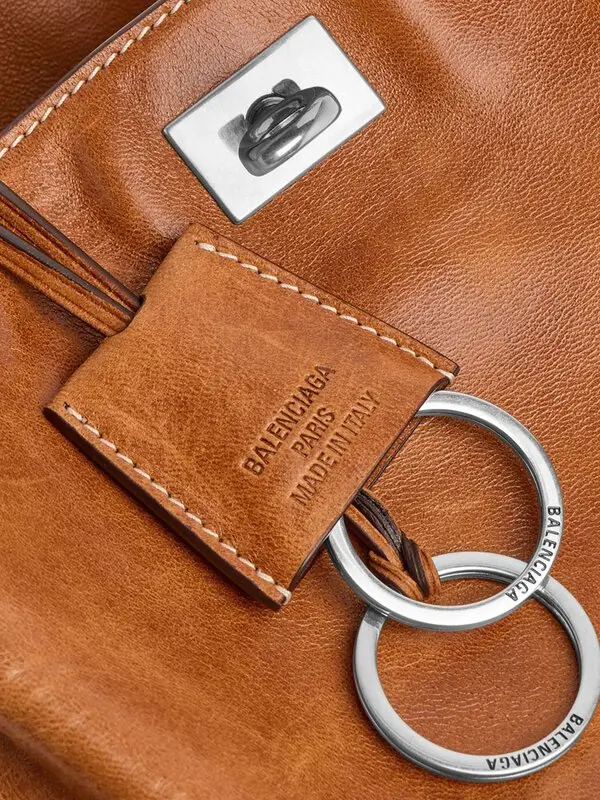 Balenciaga Rodeo Leather Handbag - Brown