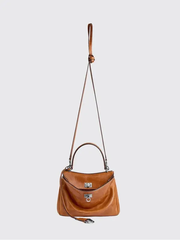 Balenciaga Rodeo Leather Handbag - Brown