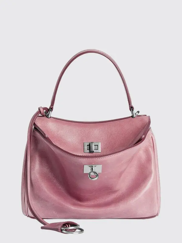 Balenciaga Rodeo Leather Handbag - Pink