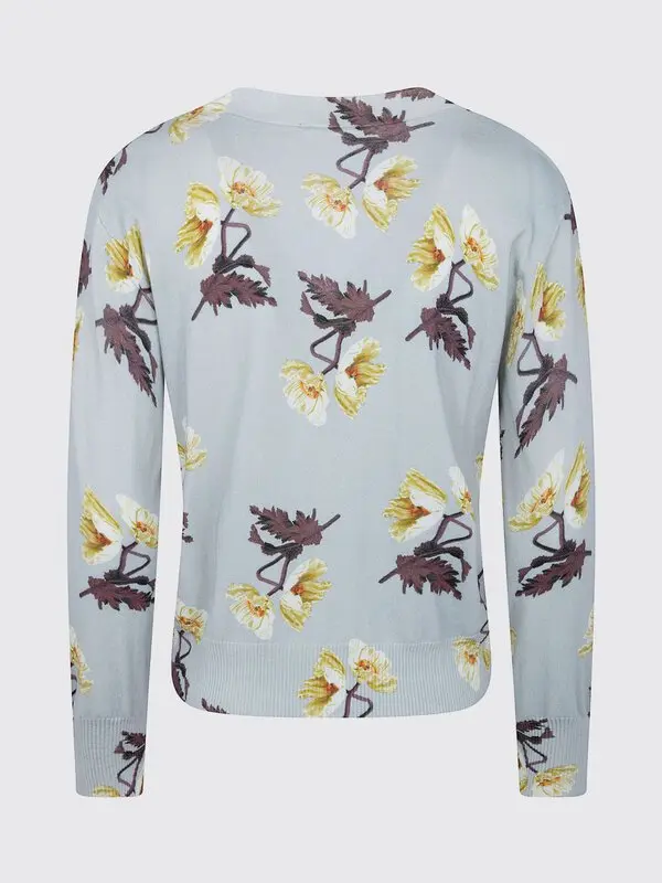 IN BED WITH YOU Floral Cotton Blend Cardigan