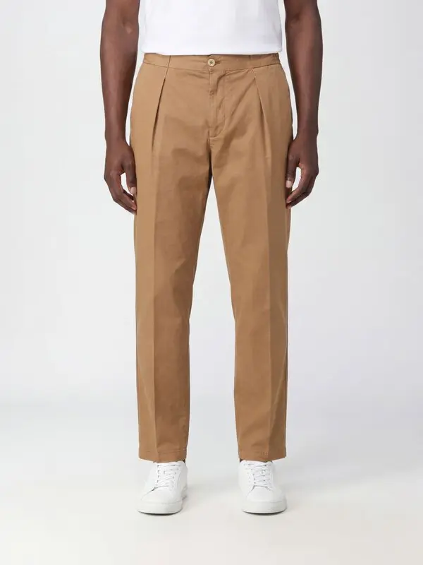 BRIGLIA 1949 Poplin Trousers - Brown