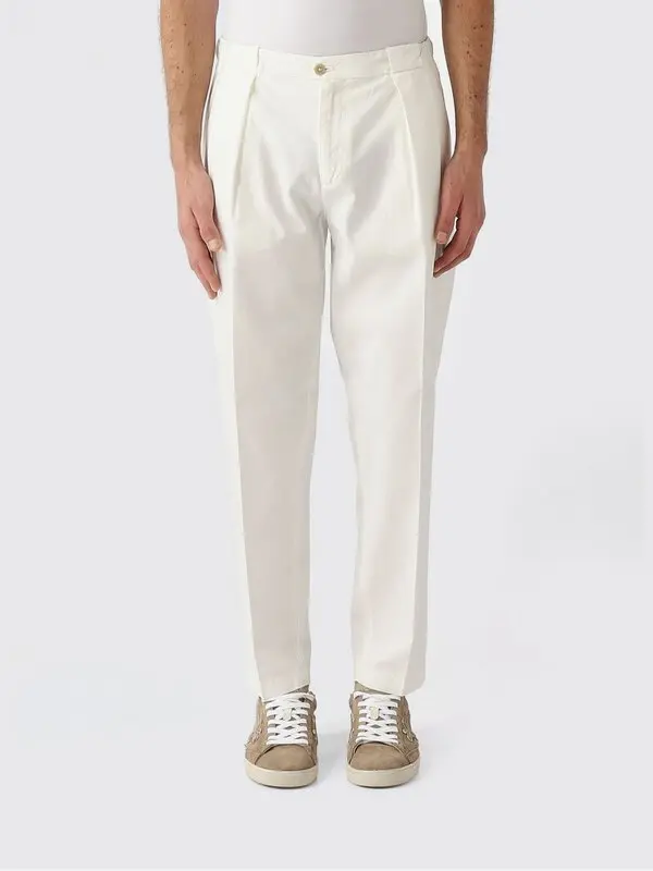 BRIGLIA 1949 Poplin Trousers - White