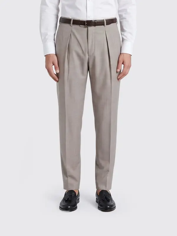 BRIGLIA 1949 Tailored Trousers - Brown