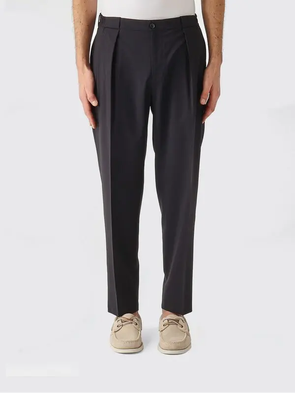 BRIGLIA 1949 Virgin Wool Portobello Trousers - Navy