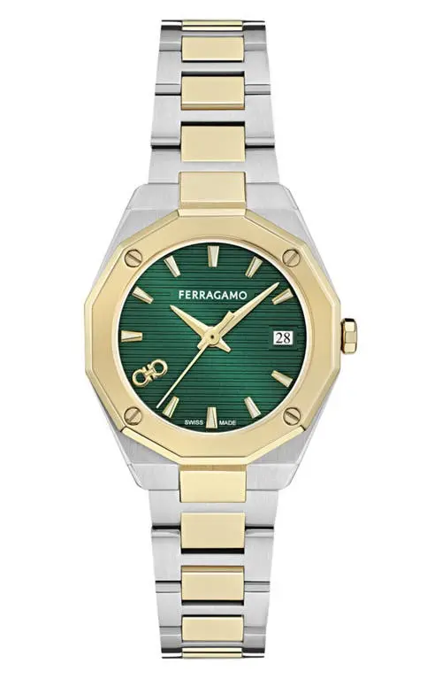 FERRAGAMO Edge Bracelet Watch - Two Tone
