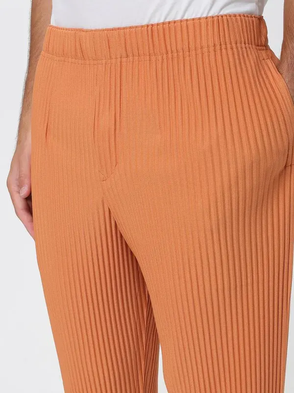 Issey Miyake Homme Plissé Pleated Crepe Trousers