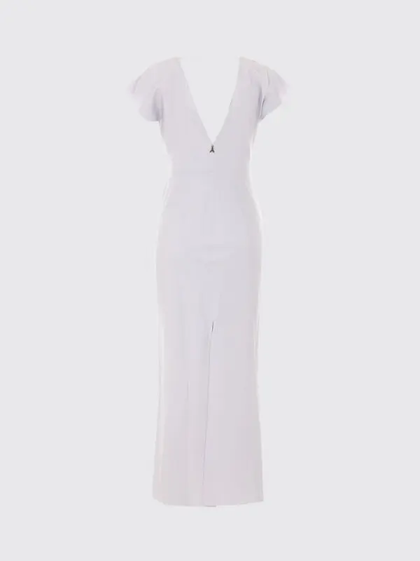 Patrizia Pepe Long Sleeve V-neck Maxi Dress
