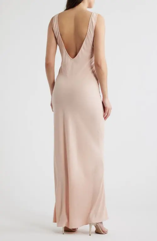 Black Halo Reese Low Back Gown
