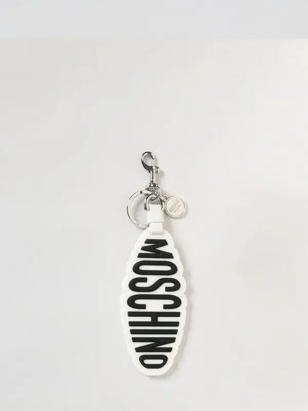 Moschino Key Chain - White