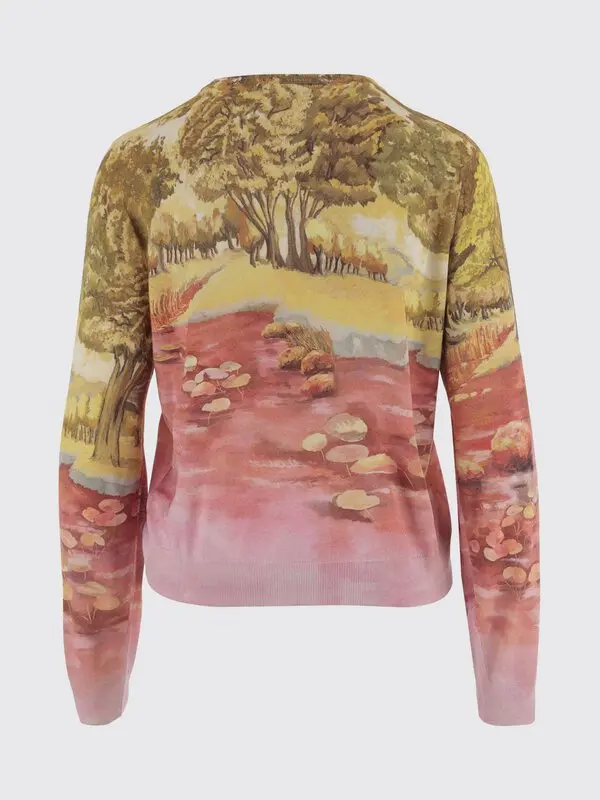 Versace Printed Silk Cardigan - Multicolor