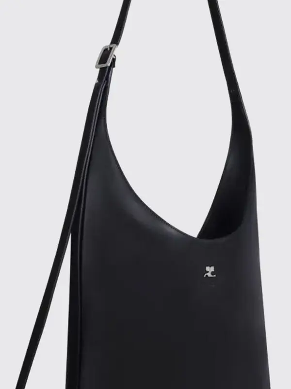 COURREGES Melt Shoulder Bag - Black
