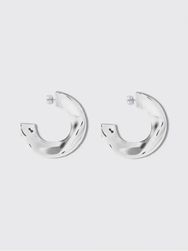 Federica Tosi Mindy Bronze Hoop Earrings - Silver