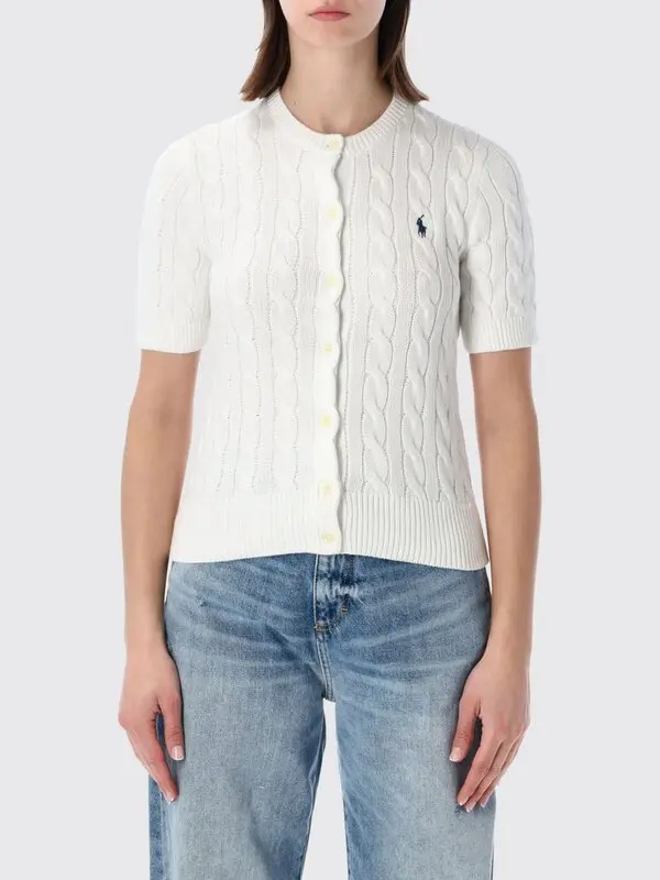 Polo Ralph Lauren Short Sleeve Sweater - White