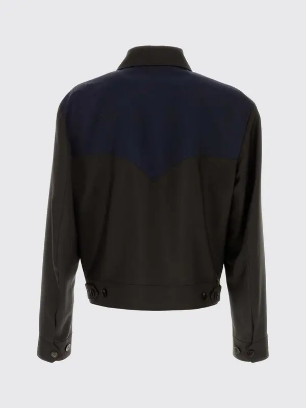Versace Bi-wool Blend Bomber Jacket