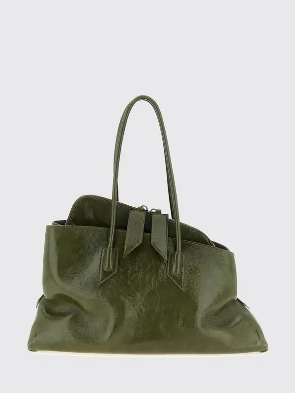 Attico La Passeggiata Aged Leather Bag - Green