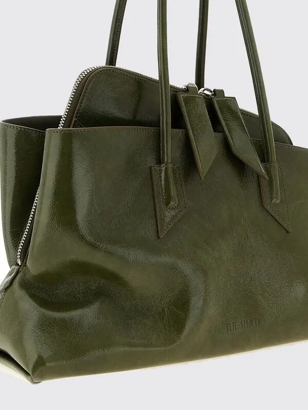 Attico La Passeggiata Aged Leather Bag - Green