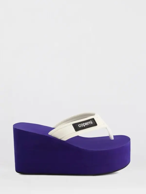 Coperni Wedge Flip-flop Sandals - White