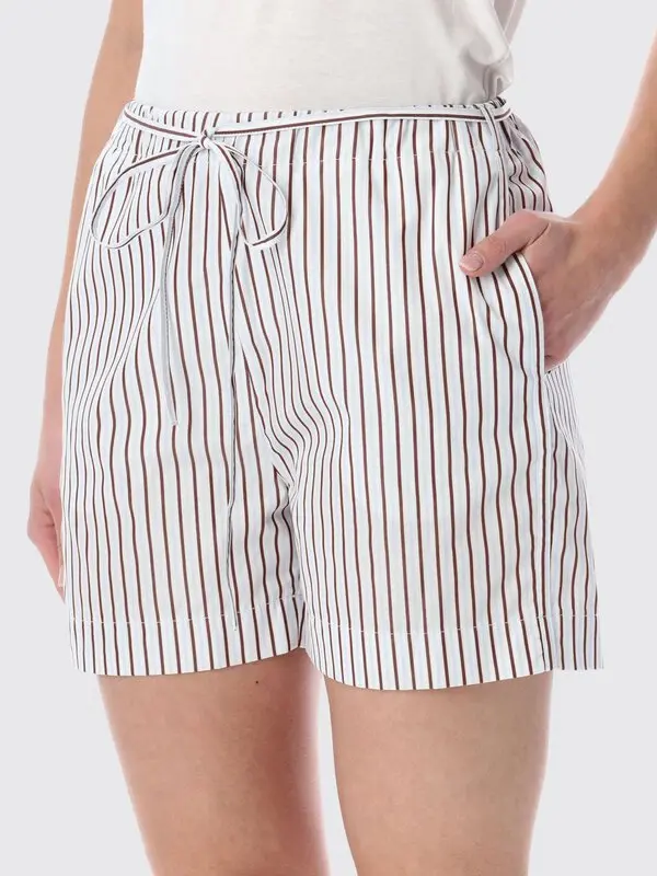 LOU LOU STUDIO Striped Drawstring Shorts