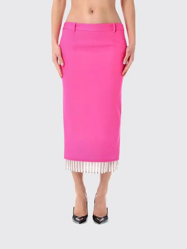 Attico Midi Skirt - Pink