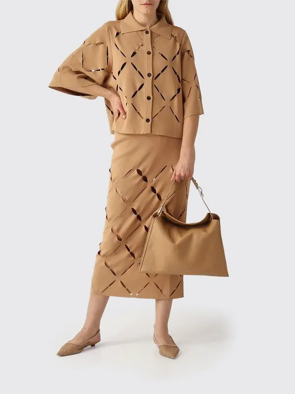 Orciani Shoulder Bag - Biscuit