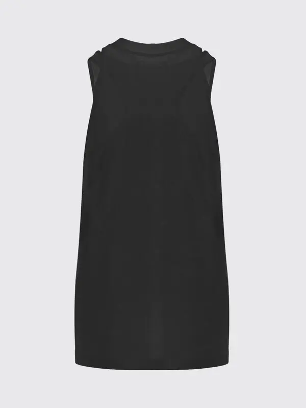 DARKPARK Sleeveless Crewneck Top In Stretch Cotton