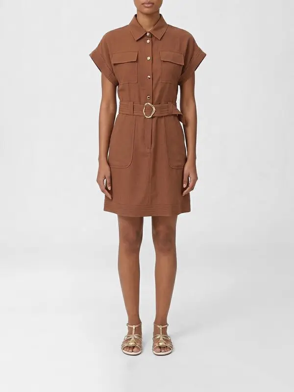 Liu Jo Shirt Dress - Brown