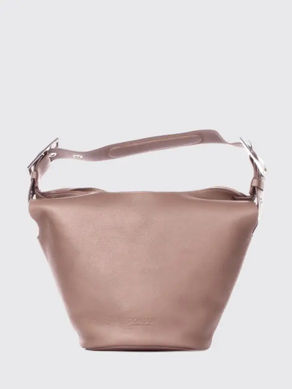 DONDUP Leather Hobo Bag - Mud